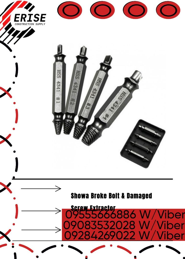 Showa Broke Bolt & Damaged Screw Extractor, Commercial & Industrial ...