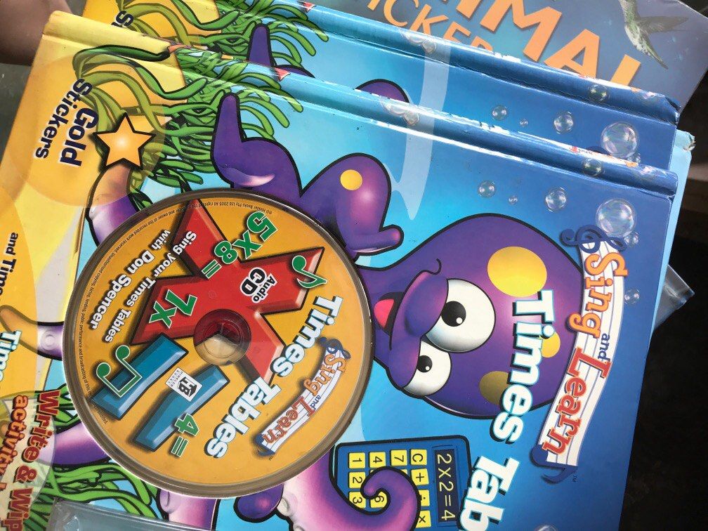Sing and learn time tables, Hobbies & Toys, Books & Magazines, Children ...