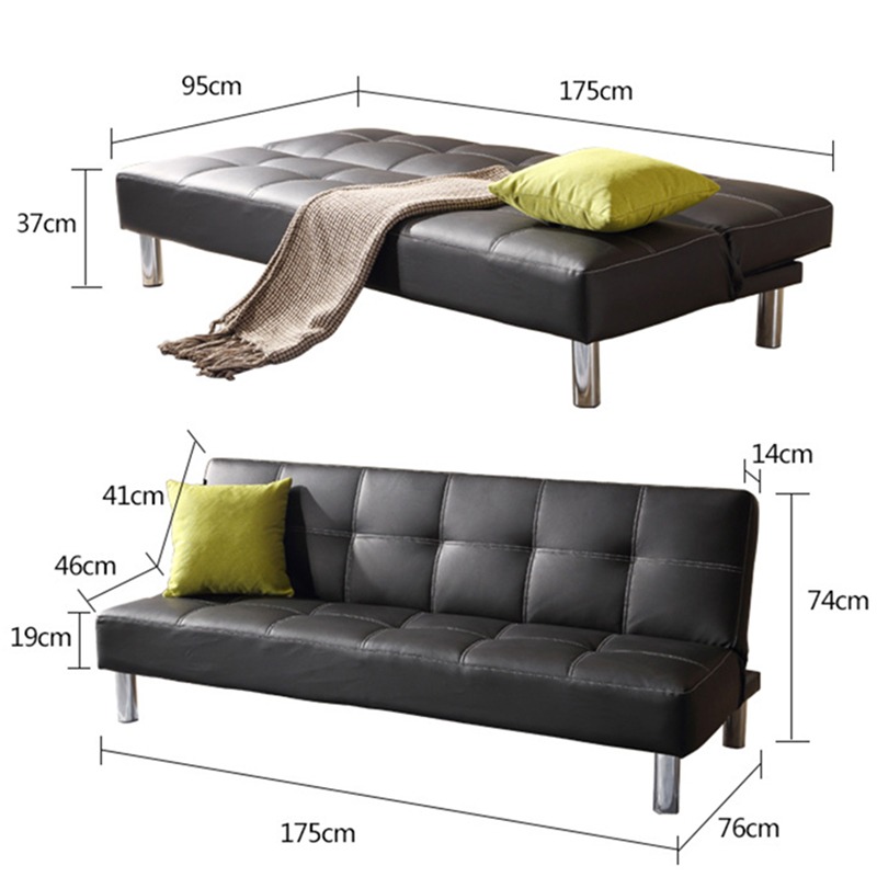 Sofabed New Pvc leather Sofa Free delivery, Furniture & Home Living ...