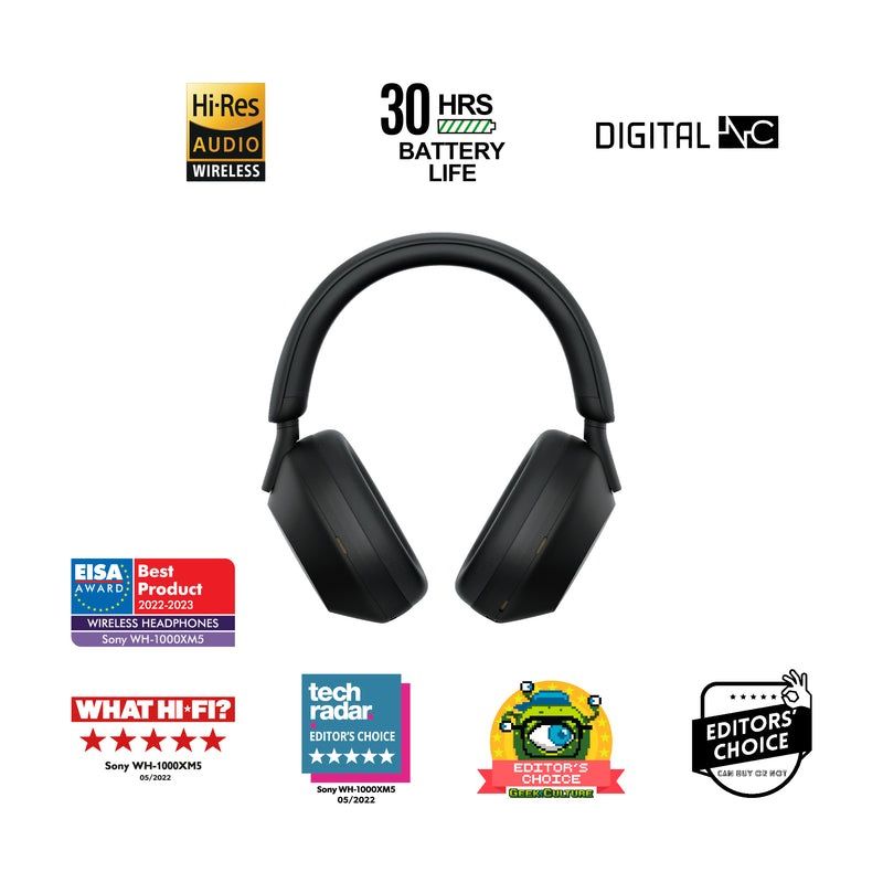 Sony WH-1000XM5 | WH1000XM5 | WH1000X-M5 Wireless Noise Cancelling ...