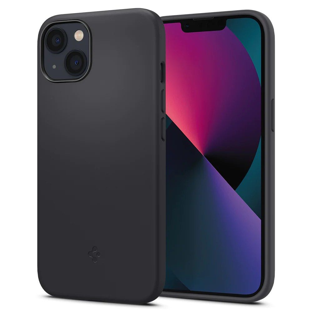 Spigen Silicone Fit iPhone 13 Black, Mobile Phones & Gadgets, Mobile ...
