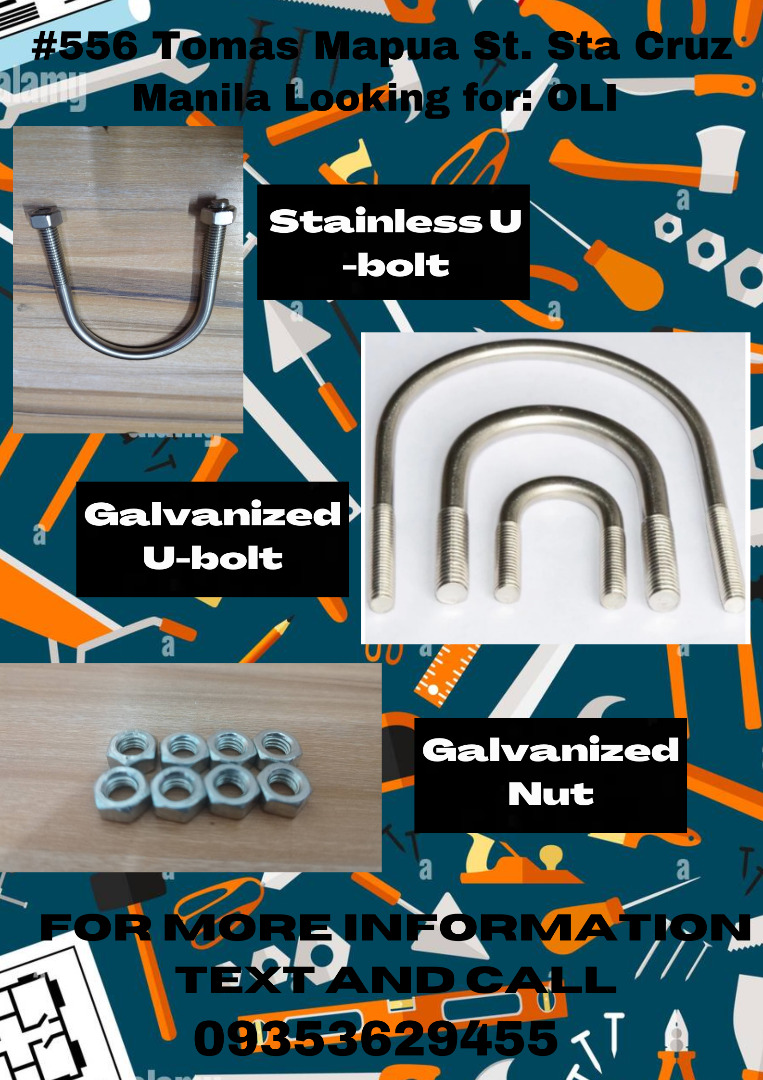 Stainless U -bolt,Galvanized U-bolt,Galvanized Nut, Commercial ...