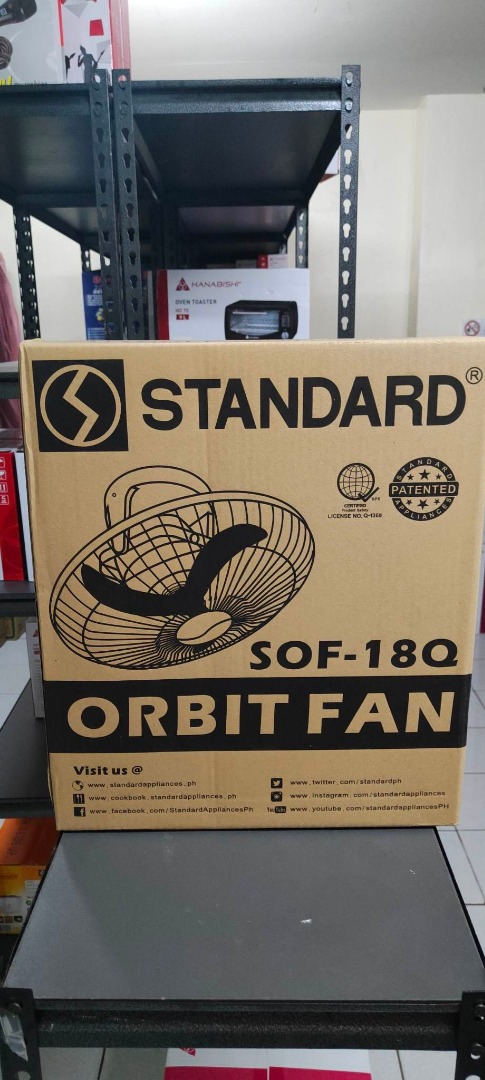 Standard 18" Ceiling / Orbit Fan Banana Type SOF-18Q, Furniture & Home ...