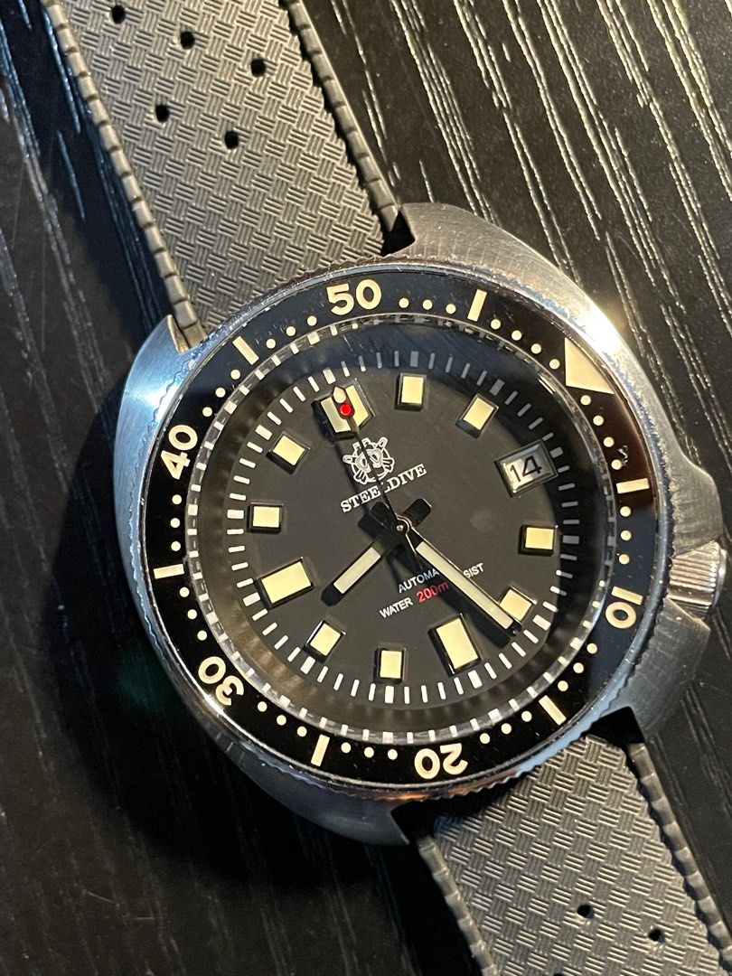 Steel dive watch Automatic, Men's Fashion, Watches & Accessories ...