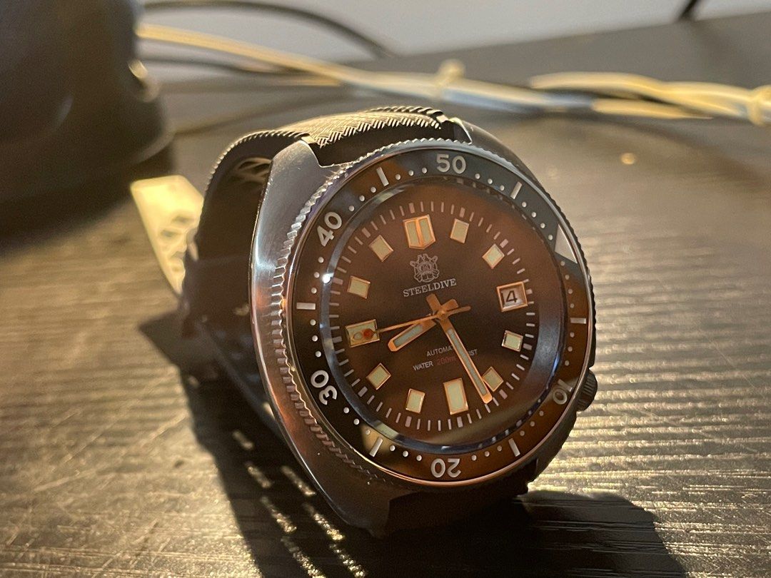 Steel dive watch Automatic, Men's Fashion, Watches & Accessories ...