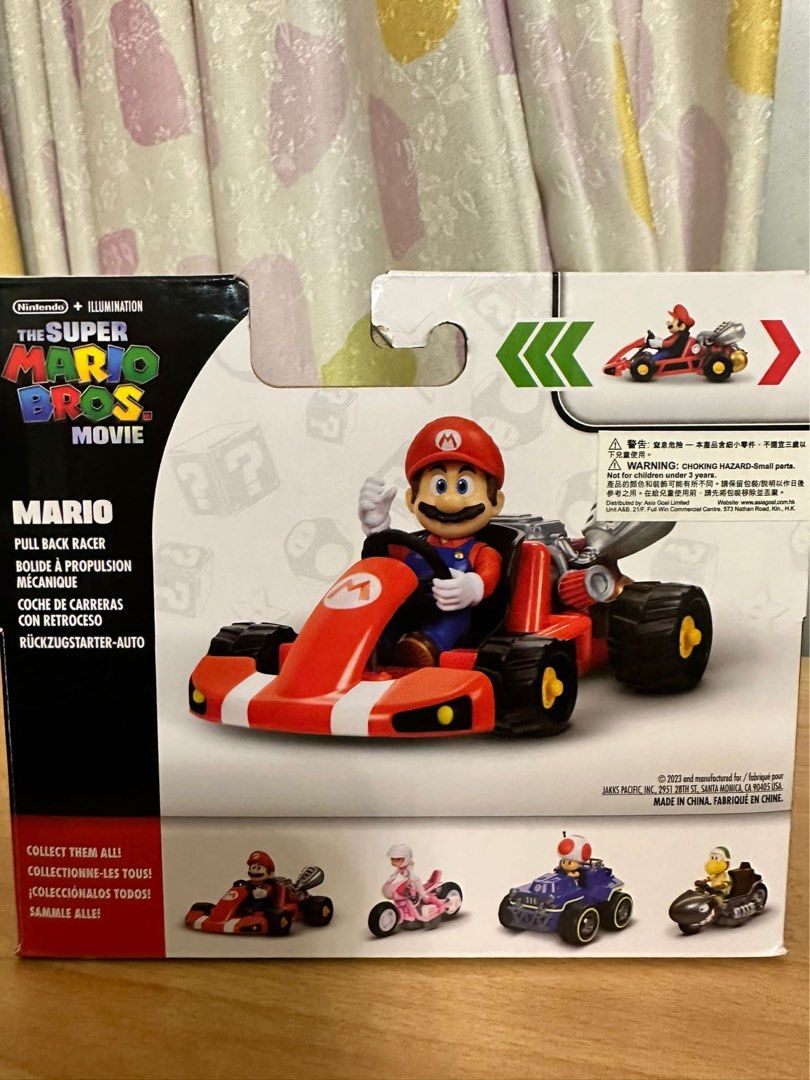 Super Mario pull back racer from the new The Super Mario Bros movie ...
