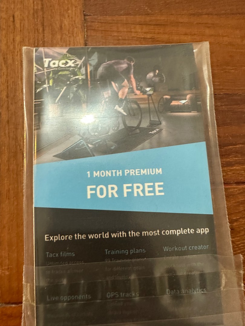 Tacx Free One Month Training Programe, 運動產品, 單車及配件, 單車 - Carousell