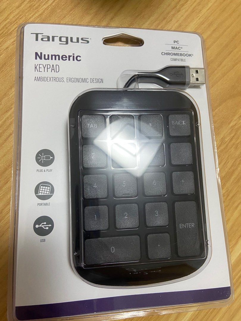 Targus Numeric Keypad, Computers & Tech, Parts & Accessories, Computer Keyboard on Carousell