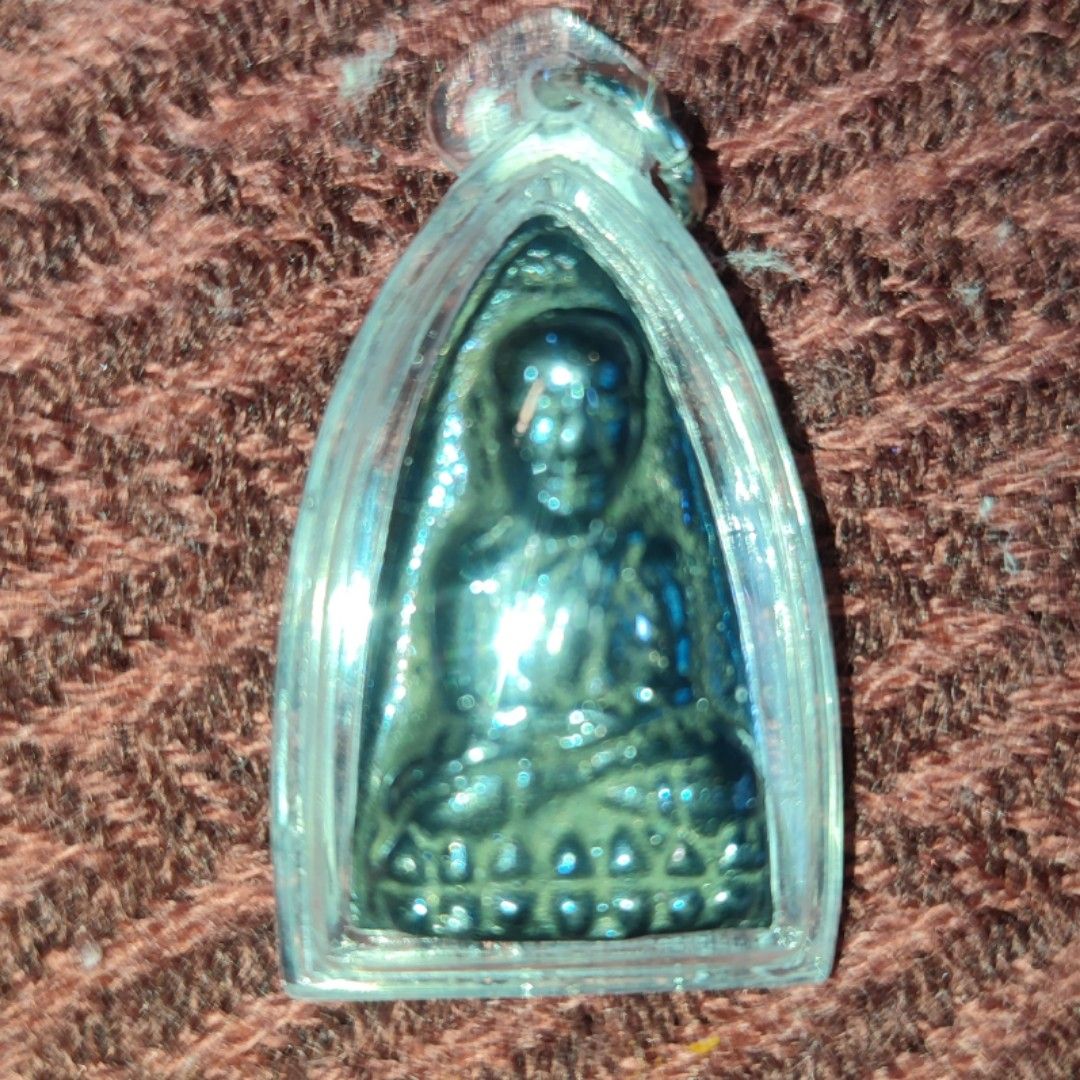 Thai Sacred Amulet/LP Thuad Black Blue Leklai Mekapat/Very Rare ...