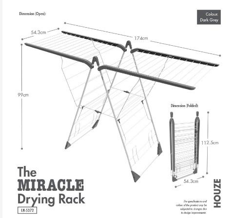 The Miracle Drying Rack, Furniture & Home Living, Home Improvement ...
