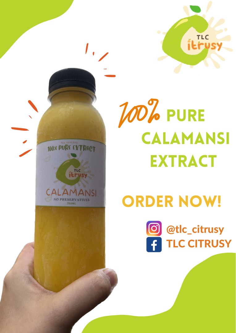 TLC CITRUSY 100% PURE CALAMANSI EXTRACT on Carousell