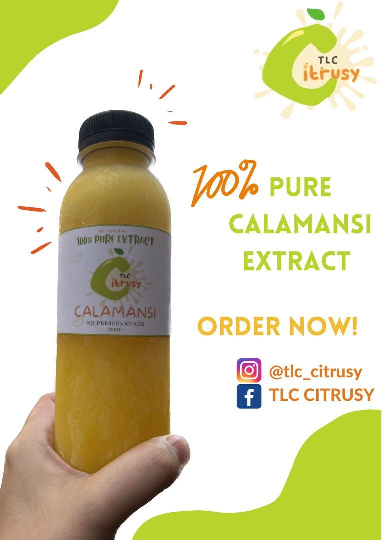 TLC CITRUSY 100% PURE CALAMANSI EXTRACT on Carousell