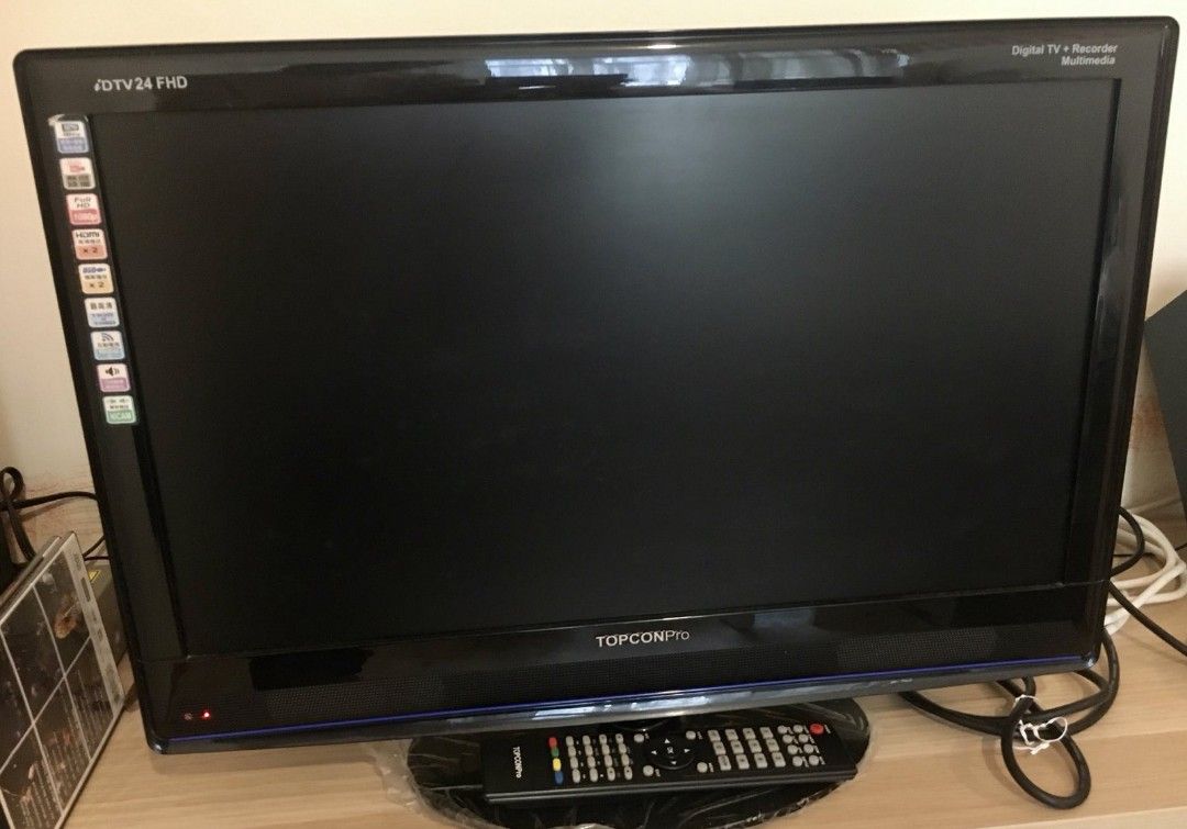LCD TOPCONPro iDTV 24吋高清電視機 并電腦可用 MON pc computer monitor pc computer ...