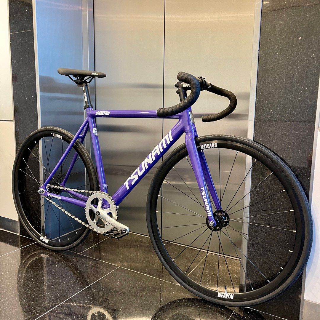 Tsunami fixie bike /fixed gear bike /brand new/frame set ($330)/complete bike ($659)/single ...