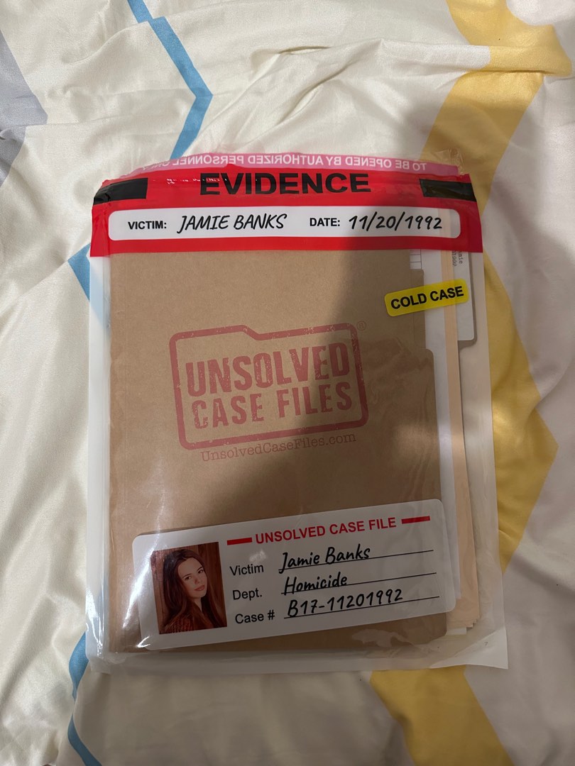 Unsolved Case File Cold Case Evidence, Hobbies & Toys, Toys & Games on ...