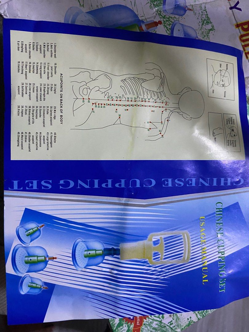 Ventusa cupping set, Health & Nutrition, Medical Supplies & Tools on ...