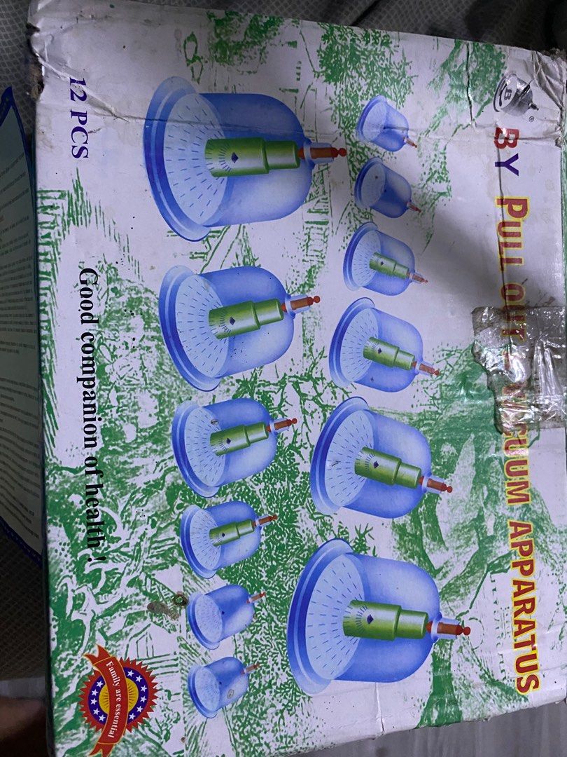 Ventusa cupping set, Health & Nutrition, Medical Supplies & Tools on ...