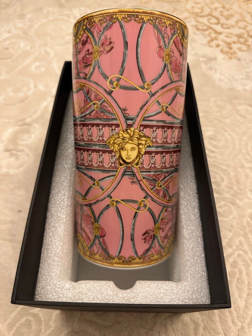 Versace Rosa Vase, Furniture & Home Living, Home Decor, Vases ...