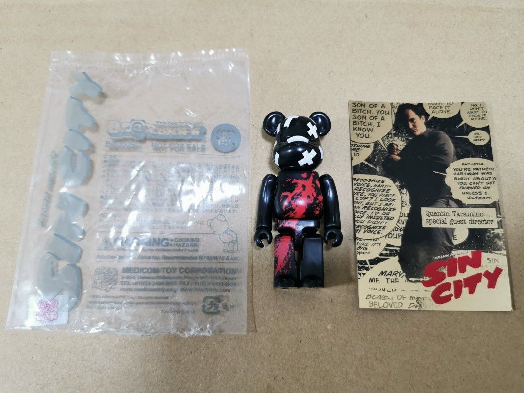 Very Rare Bearbrick (be@rbrick) 100% Sin City (SINCITY), Hobbies & Toys ...