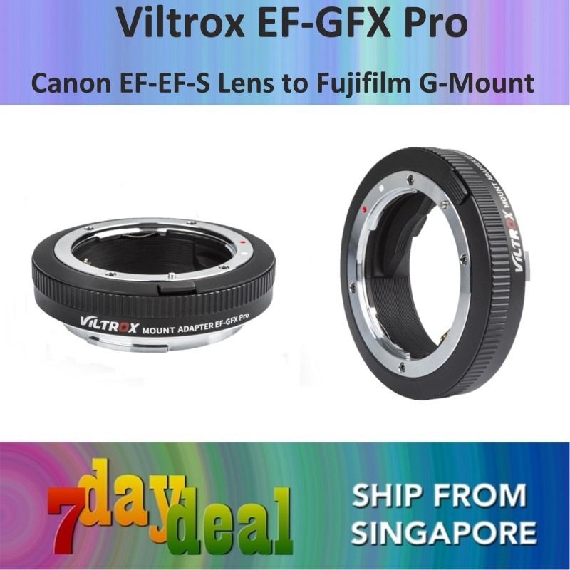 Viltrox EF-GFX Pro Auto Focus Lens Adapter (Use Canon EF Lens on ...