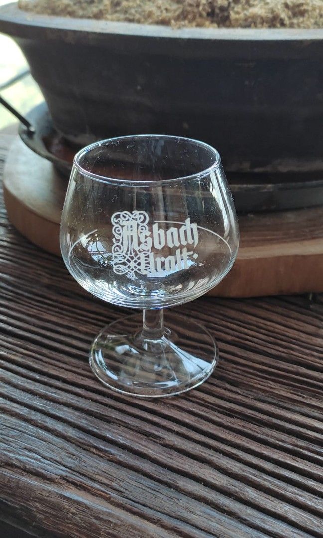 Vintage Asbach Uralt Mini Glass Brandy Snifter Cordial 3.5" Original ...