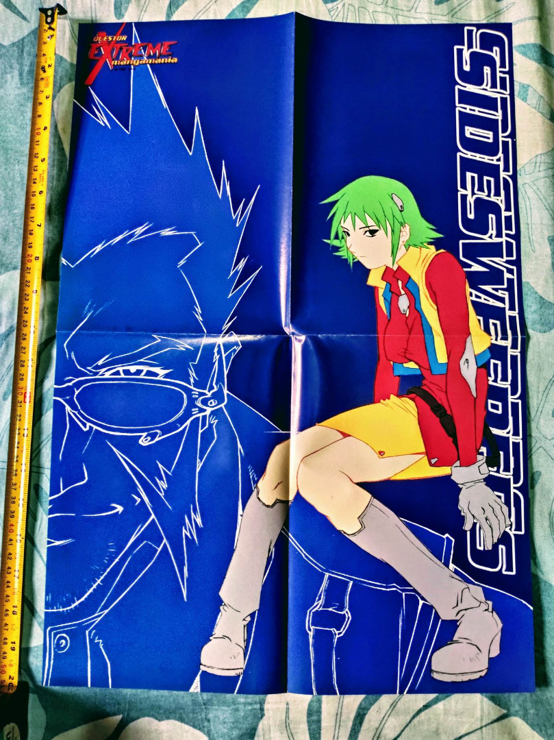 Vintage Pinoy Anime Poster - Sidesweeper (Questor Extreme) on Carousell