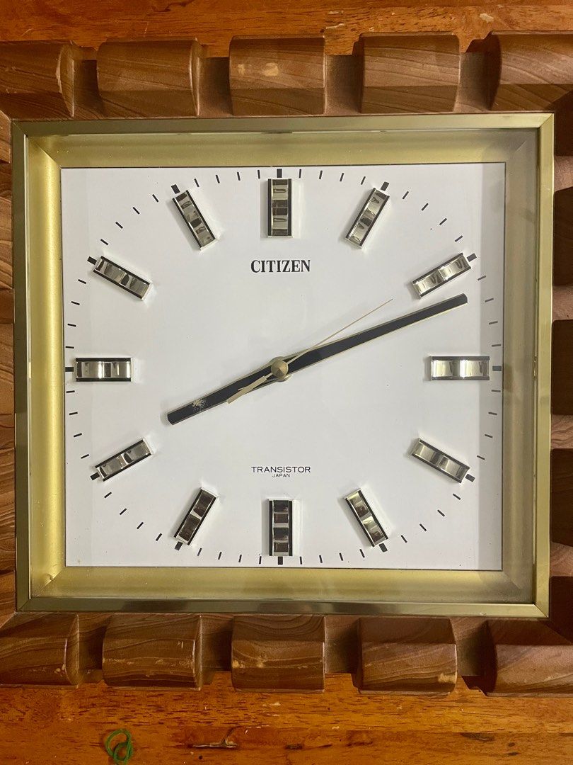 Vintage Seiko Japan Transistor Wall Clock 38x38x8cms, Furniture & Home ...