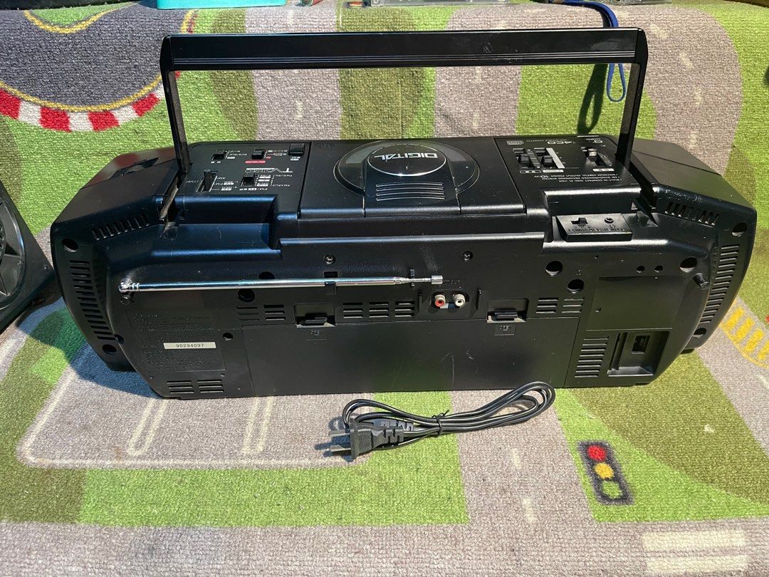 Vintage Sharp Boombox Made in Japan 110v Double Cassette CD Am Fm ...