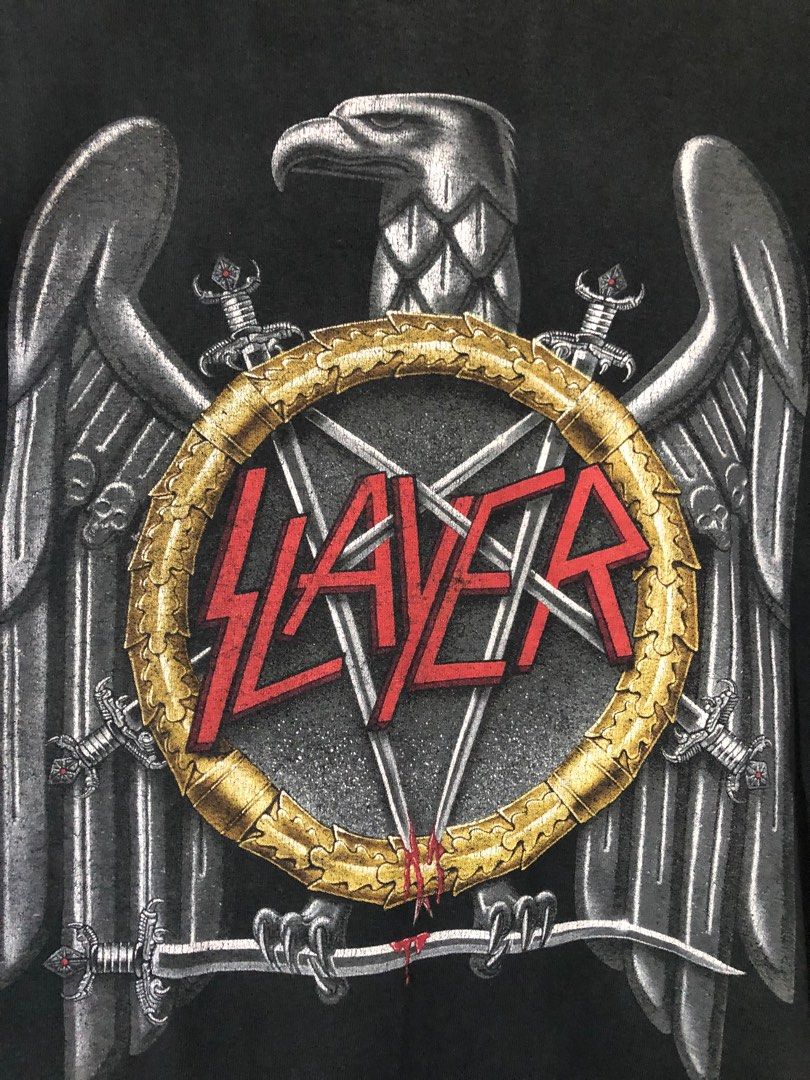 Vintage slayer, Men's Fashion, Tops & Sets, Tshirts & Polo Shirts on ...