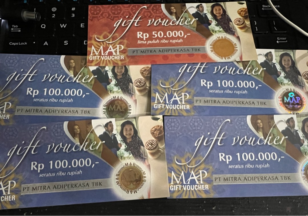 Voucher MAP, Tiket & Voucher, Kartu Hadiah & Voucher di Carousell
