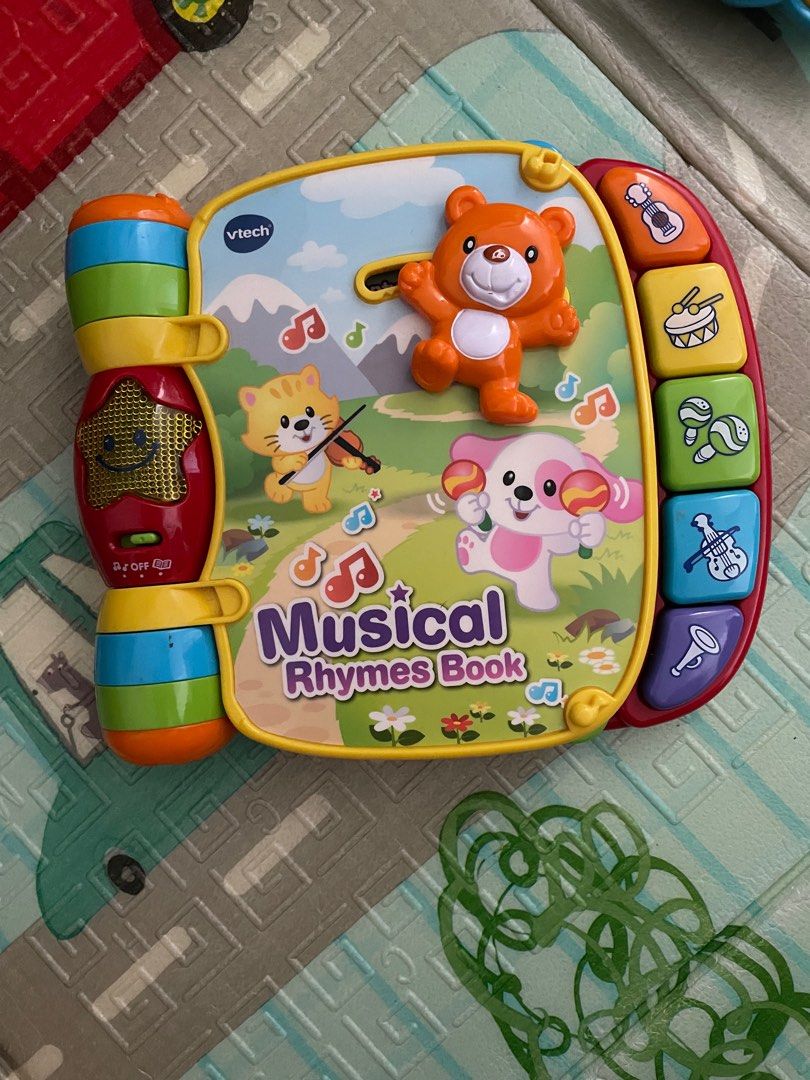 Vtech musical rhymes book, Hobbies & Toys, Toys & Games on Carousell