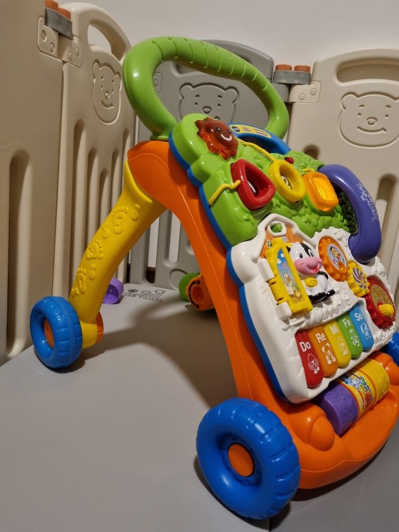 VTech sit-to-stand learning walker, Babies & Kids, Infant Playtime on ...