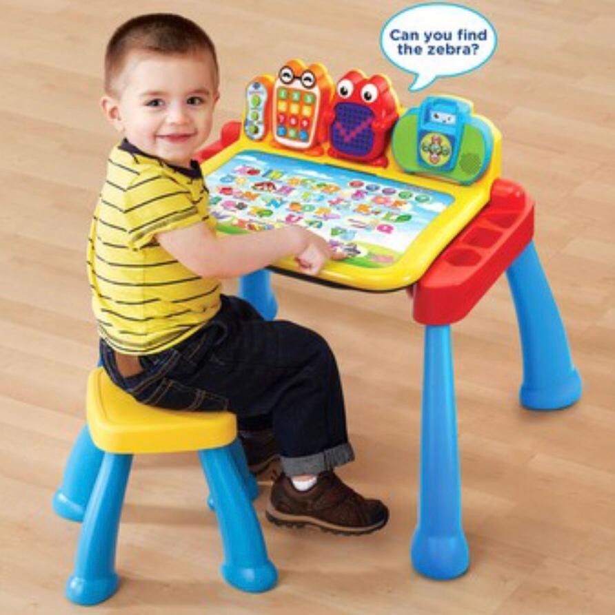 VTech Touch & Learn Activity Desk Deluxe, Babies & Kids, Baby Nursery ...