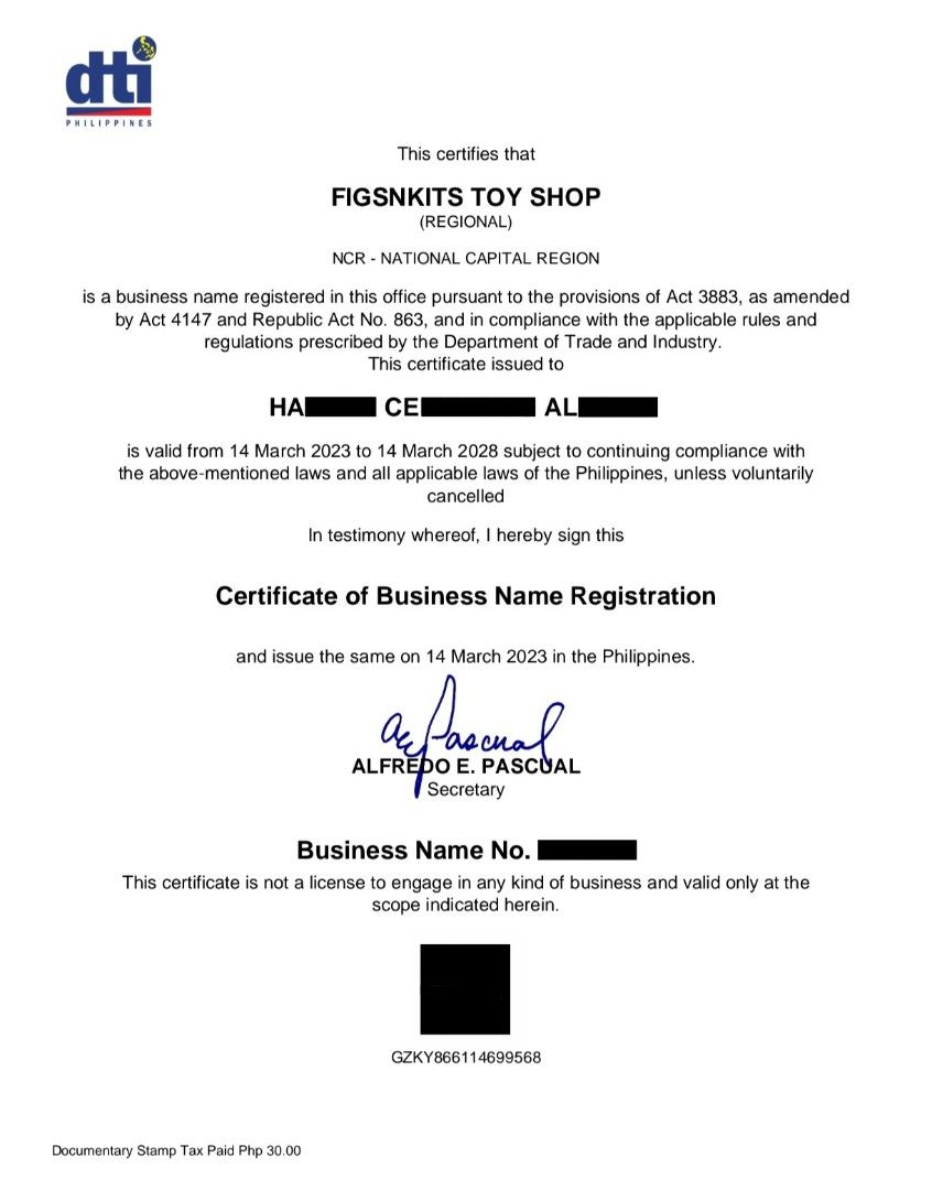 We are now DTI registered!, Announcements on Carousell