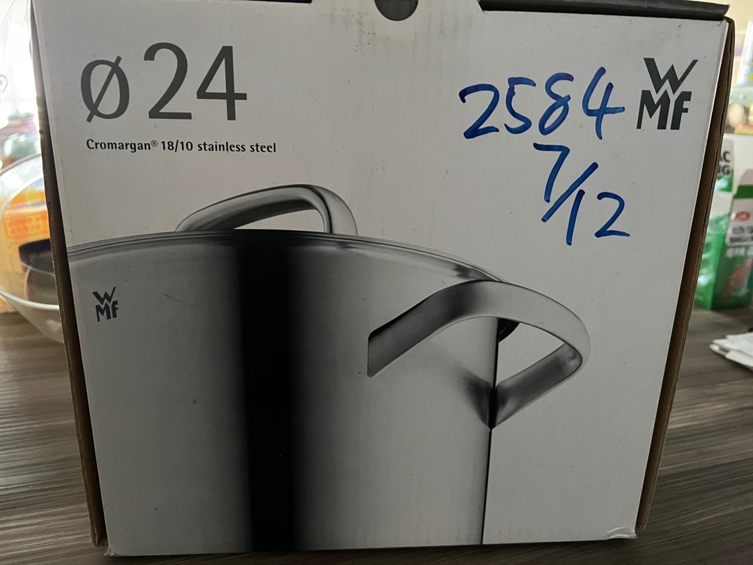 WMF Stainless Steel 24cm diameter Pot, Furniture & Home Living ...