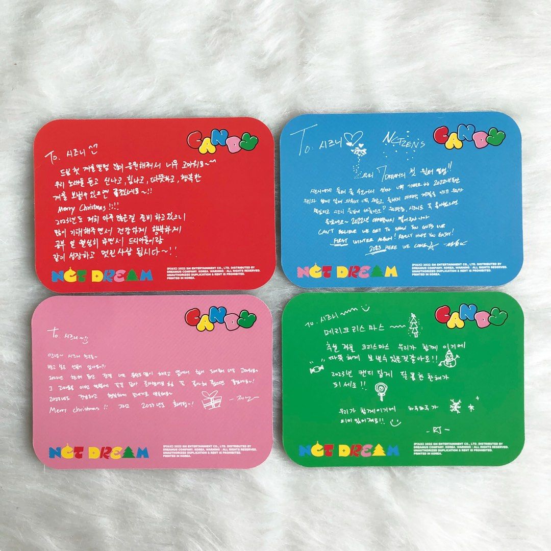 WTS WTT NCT DREAM Mark Candy Special Ver Photocard PC Renjun Ornament ...