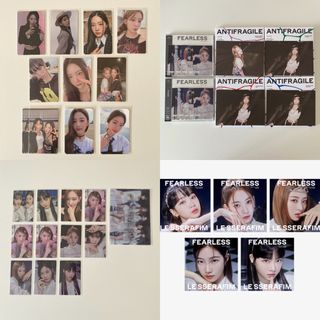 [instock] le sserafim fearless japan assorted solo jacket, weverse shop ...