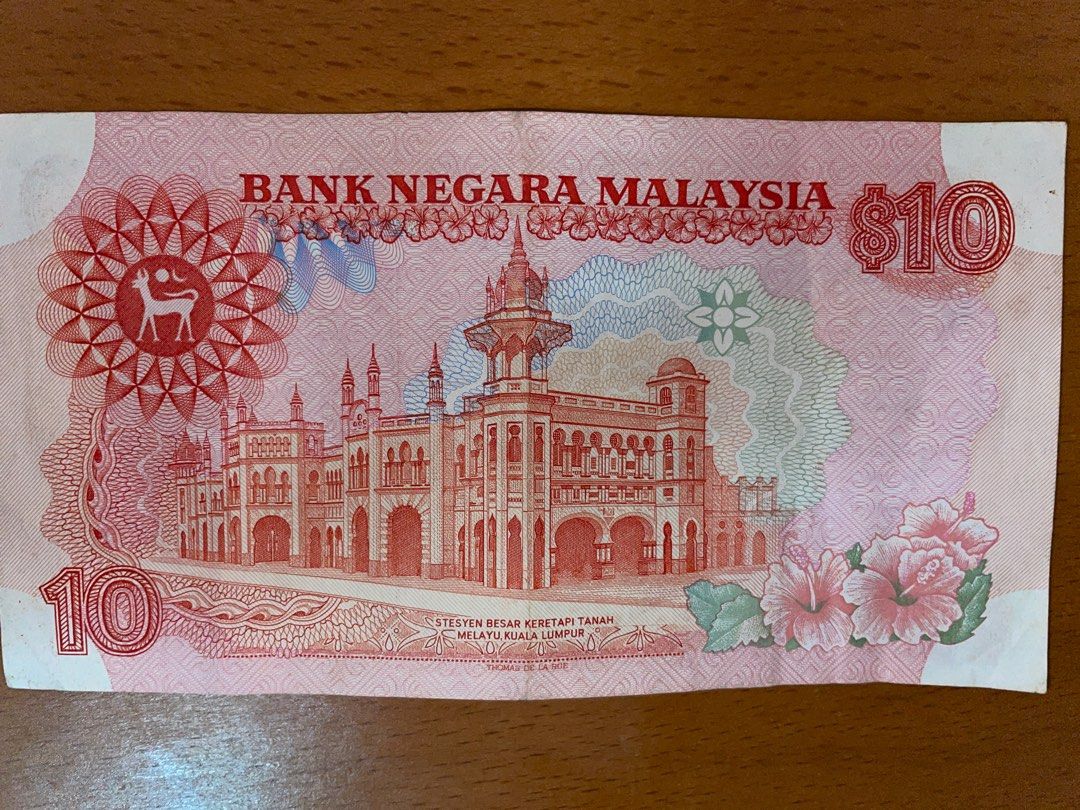 Sepuluh Ringgit Malaysia Ringgit 5th series RM10 $10 10 PA Aziz Taha ...