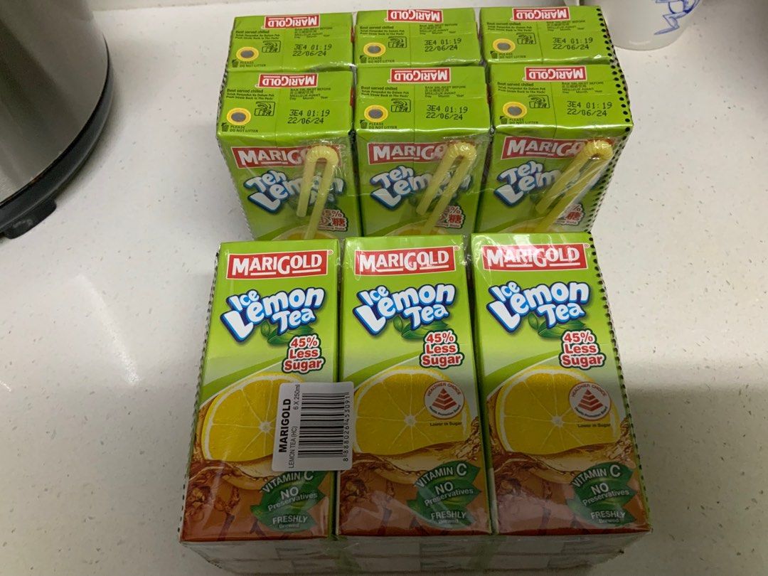 12 packs Marigold ice lemon tea, Food & Drinks, Beverages on Carousell