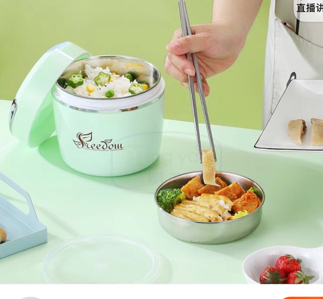 1.2L/1.5L 304 Stainless Steel Lunch Box and 3 compartment Lunch box ...