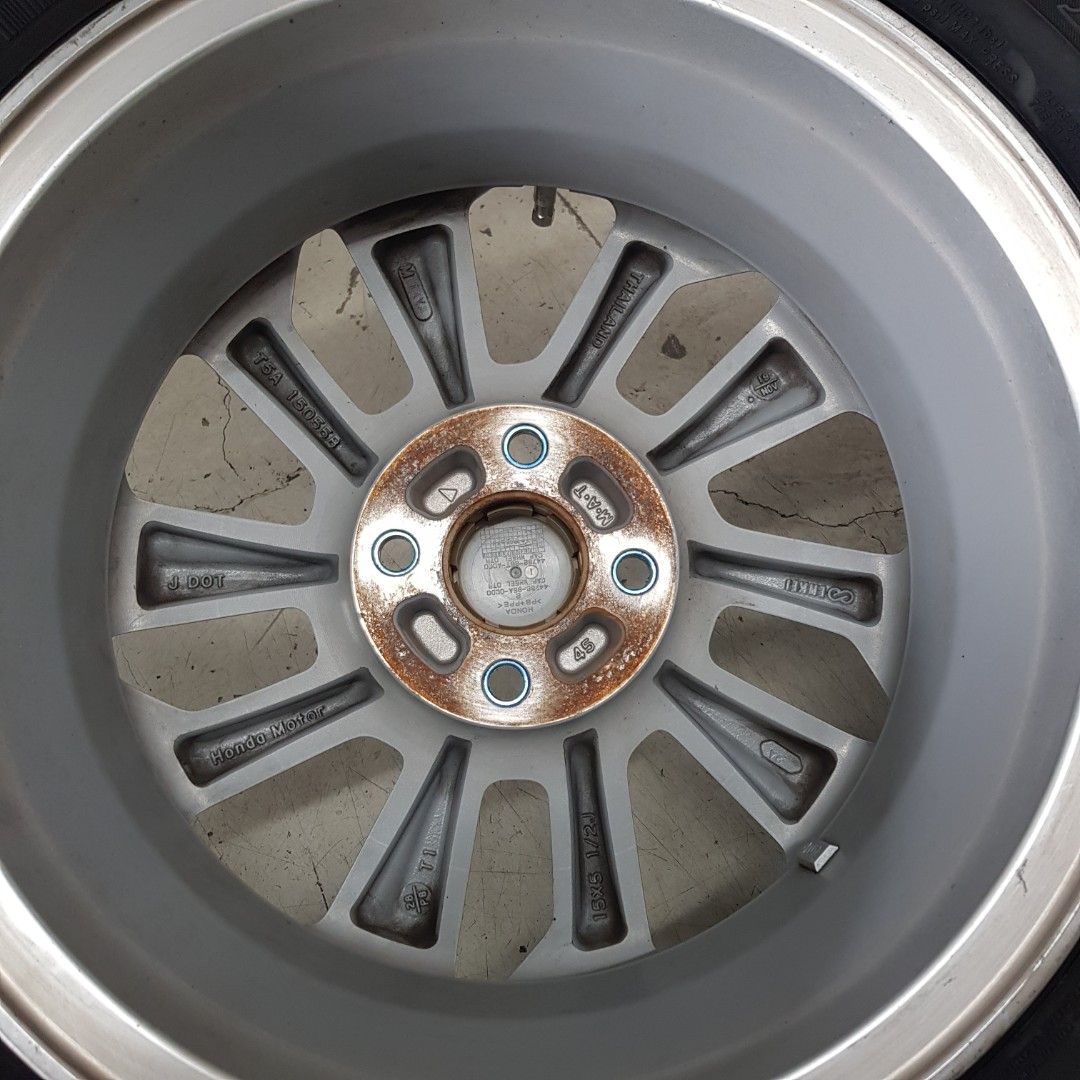 15" Original Honda Jazz rims 175/65/15 tyres 4x100 kah motor jazz fit ...