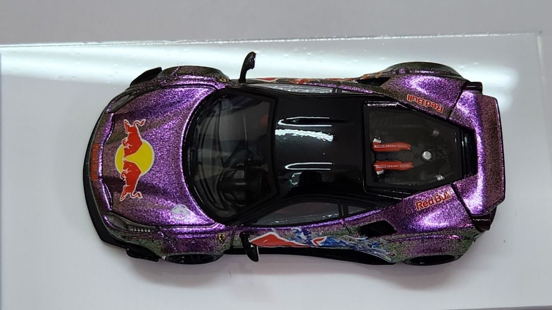 1:64 Veloce Ferrari 488 GTB Red Bull Chameleon LB Performance Resin, 興趣 ...