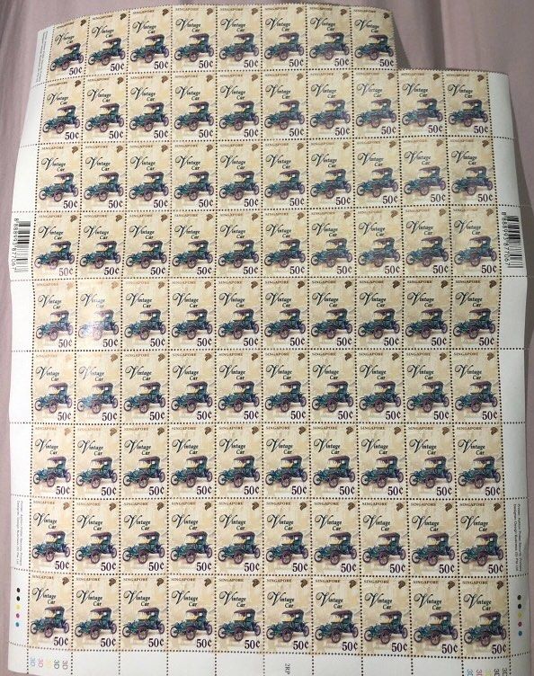 1995 Singapore 30th Birthday Stamp (Full Sheet), Hobbies & Toys ...