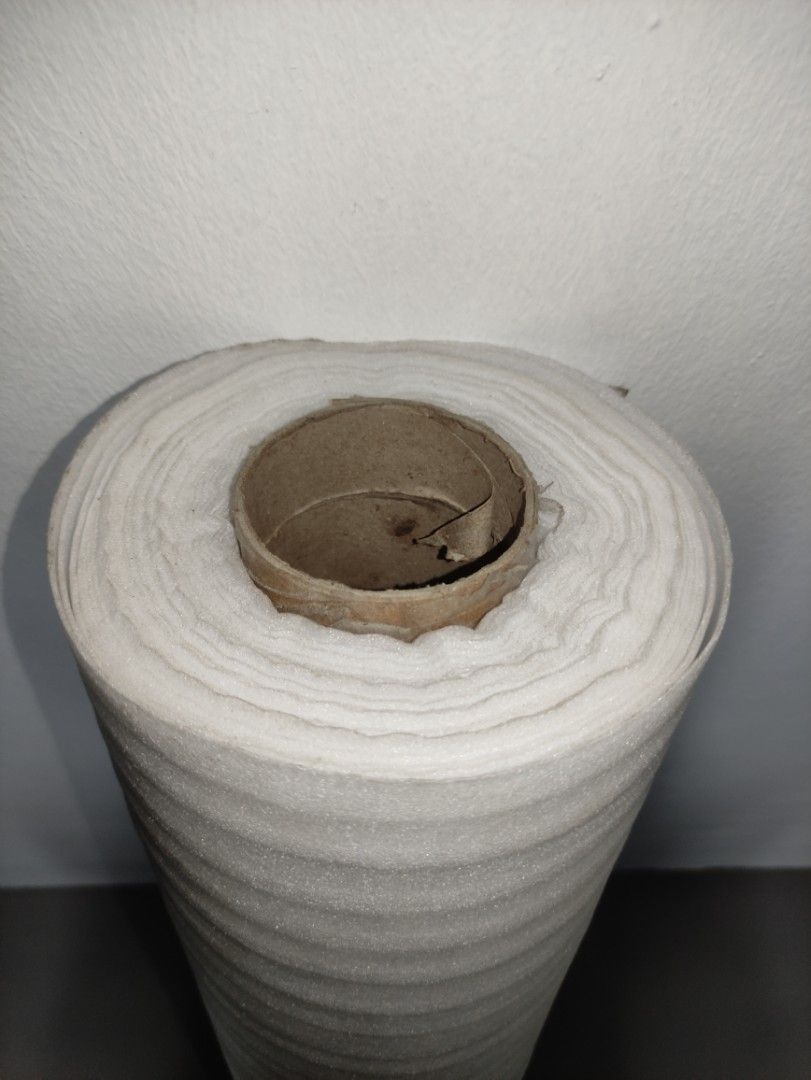 1 X roll of EPE foam wrapper left with about 80% with free delivery ...