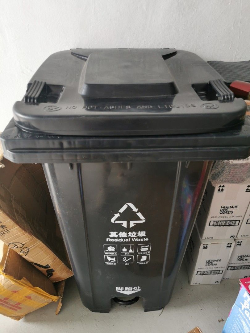 Xxxl 240 litre big gabarge bin rubbish bins trash, Furniture & Home ...