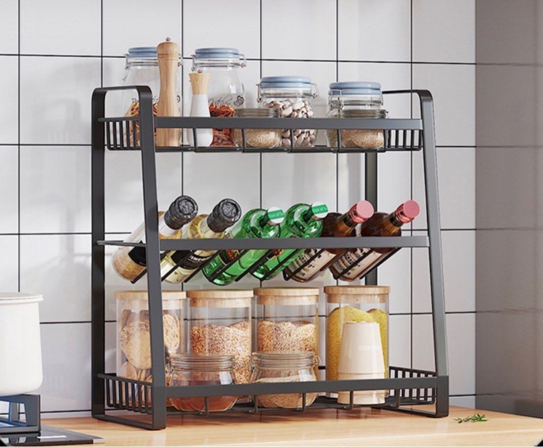 3 Tier KITCHEN RACK, Furniture & Home Living, Furniture, Shelves ...