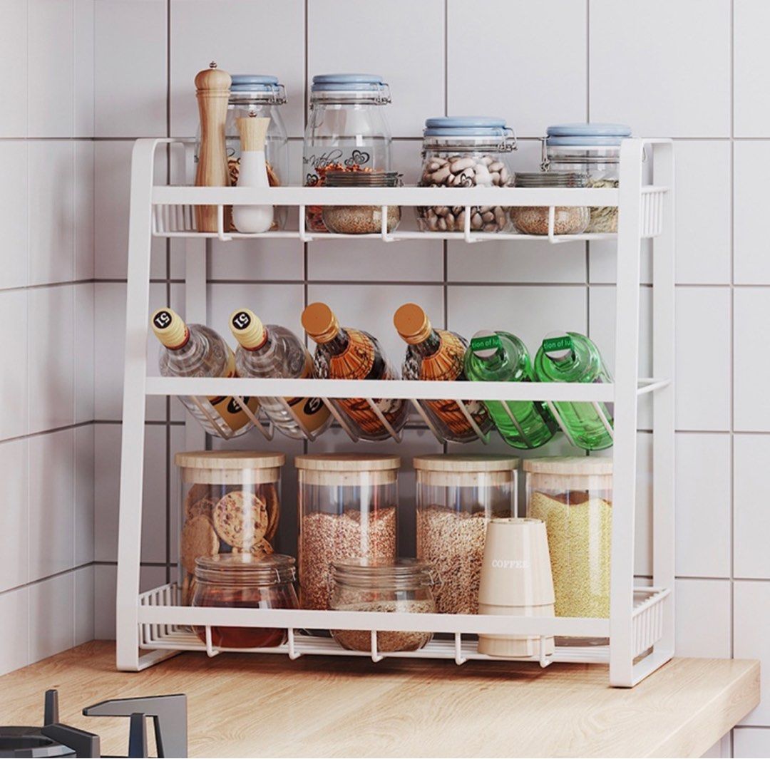 3 Tier KITCHEN RACK, Furniture & Home Living, Furniture, Shelves ...