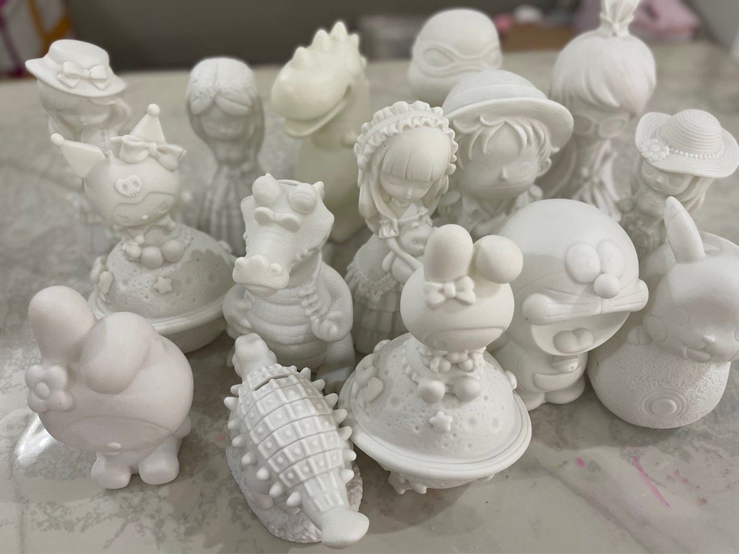 3D DIY Painting Coin Bank with paintbrush and paint (Dinosaur, Ninja ...