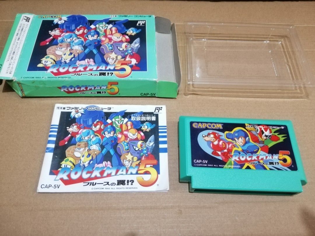 懷舊 絕版 CAPCOM 任天堂 NINTENDO 紅白機 FC FAMICOM FAMILY COMPUTER 日本原裝正版 遊戲 盒帶 ...