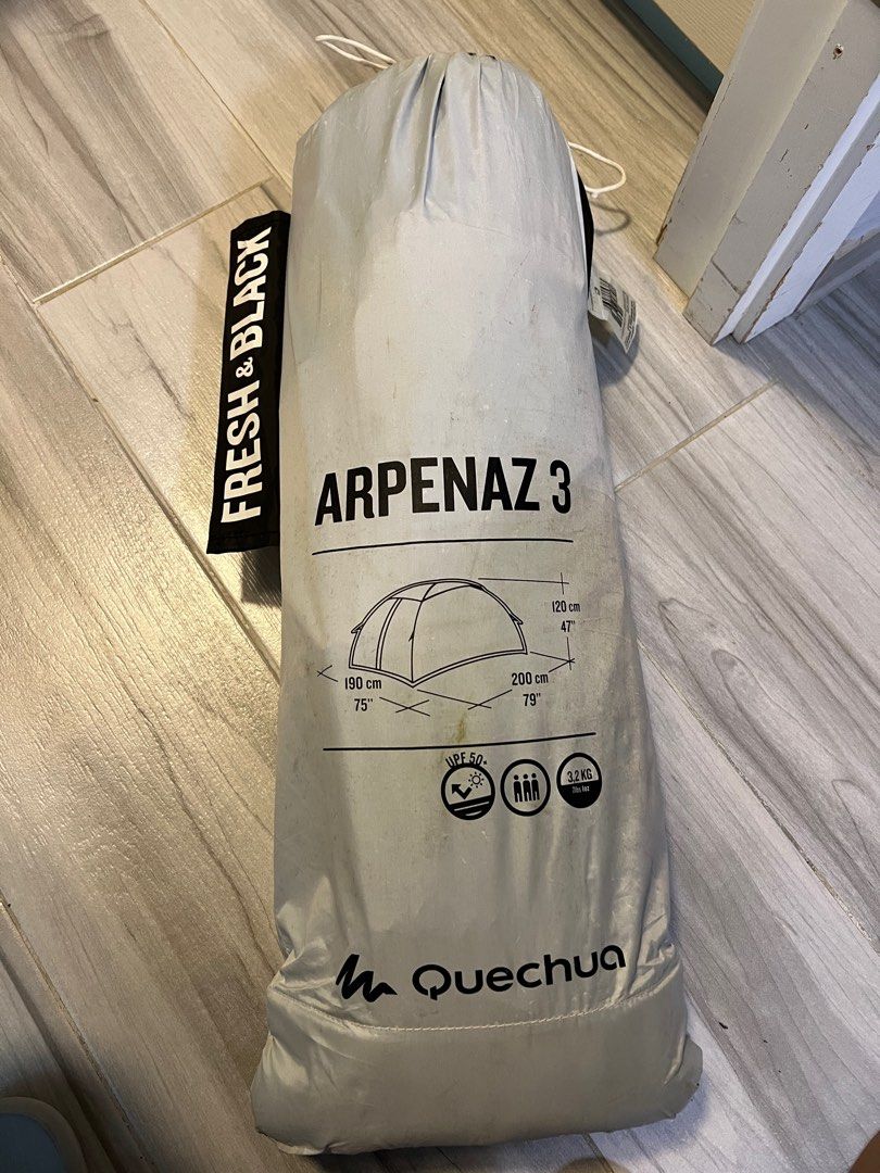 迪卡農 ARPENAZ 3 帳篷 營 decathlon, 運動產品, 行山及露營 - Carousell